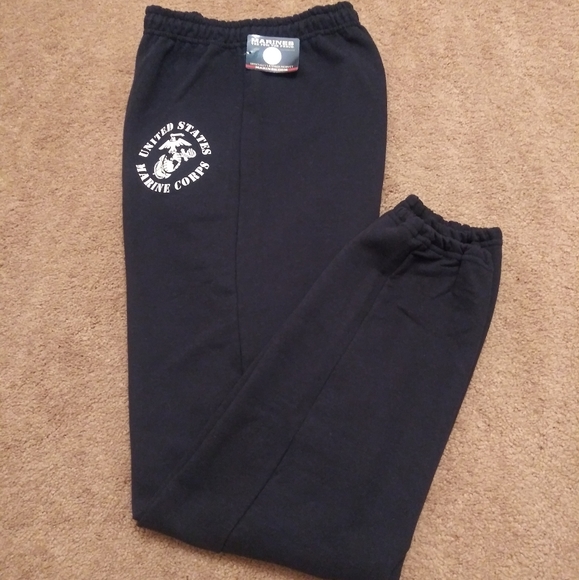 USMC | Pants | United States Marine Corps Logo Sweatpants Navy Blue ...